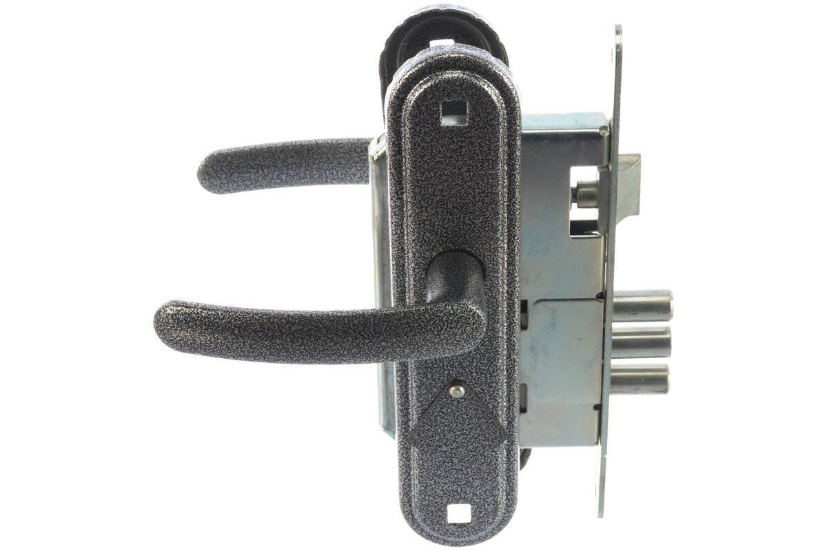 Замок врезной Омега сувальдный, ЗВ 9.1-02, (серебро)