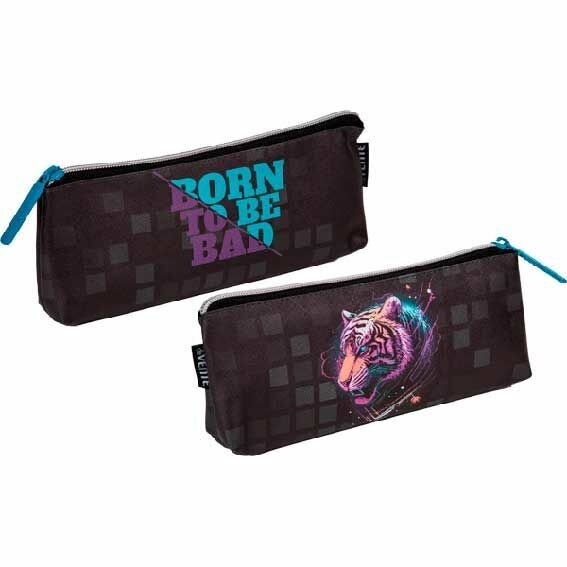 Пенал-косметичка deVENTE 210х85х85, "Tiger" треугольный, антивандальный, кожзам (7026407)