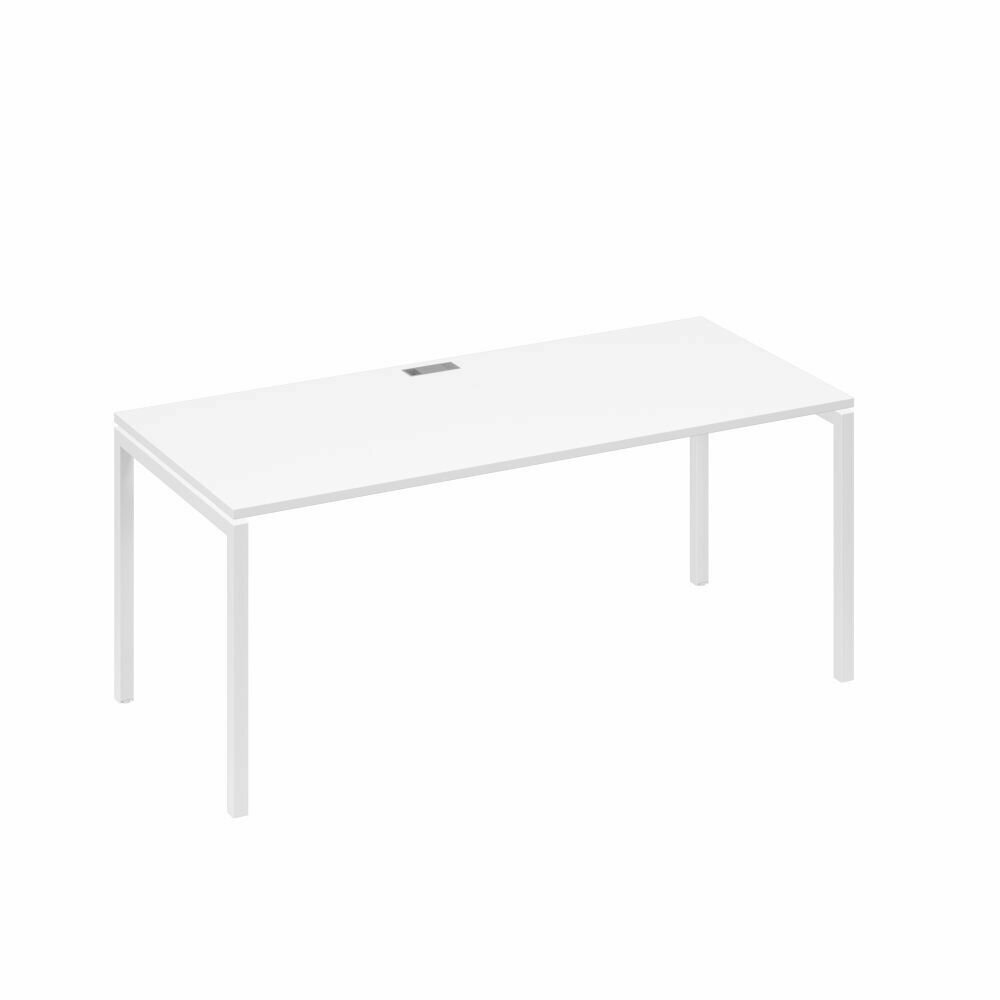 Стол письменный, офисный, компьютерный на металлокаркасе DUE 180*80*75