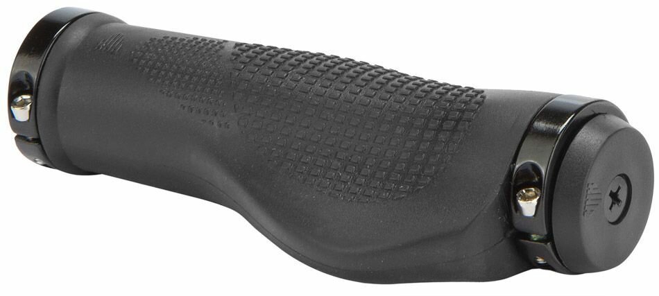 Грипсы 130мм XH-G76BL чёрные с черными кольцами 150102 LU048048