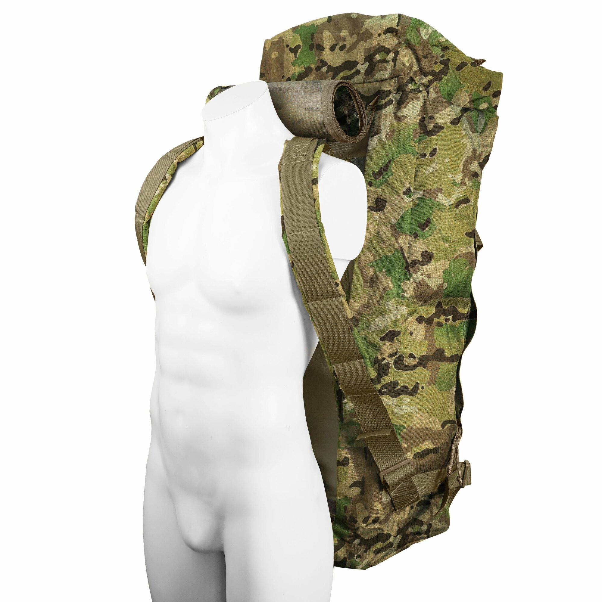 Сумка-баул-рюкзак для снаряжения с лямками 100 л. (VG-07-13) Мультикам Кордон 500 D