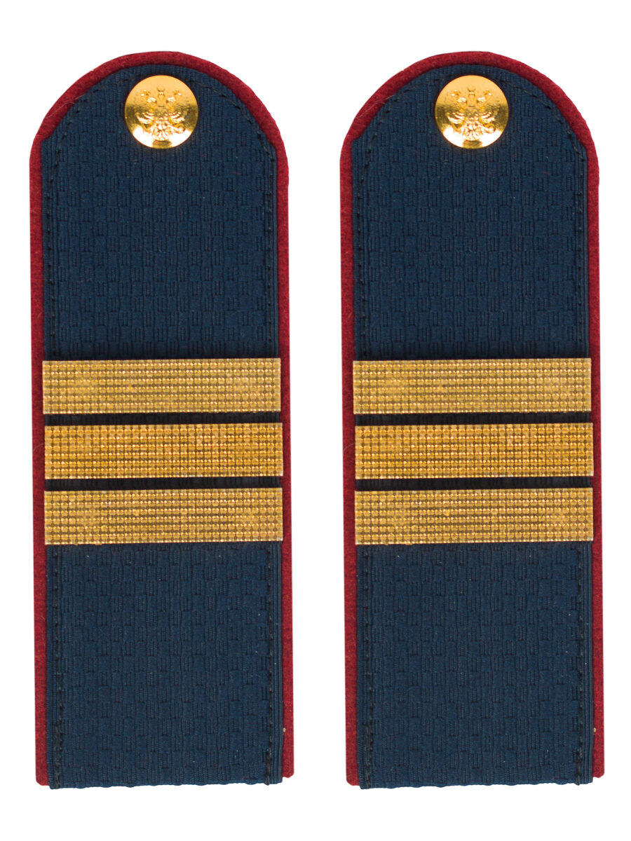 Погоны фсин на Китель звание Сержант картон темно-синие