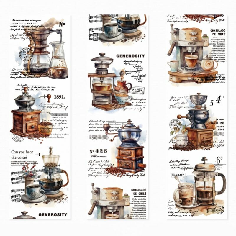 Декоративная клейкая лента Mr.paper 200 см в стиле ретро-архитектура, самоклеящаяся лента для фотоальбома DIY, дневника путешествий и творческих проектов, легко клеится и снимается