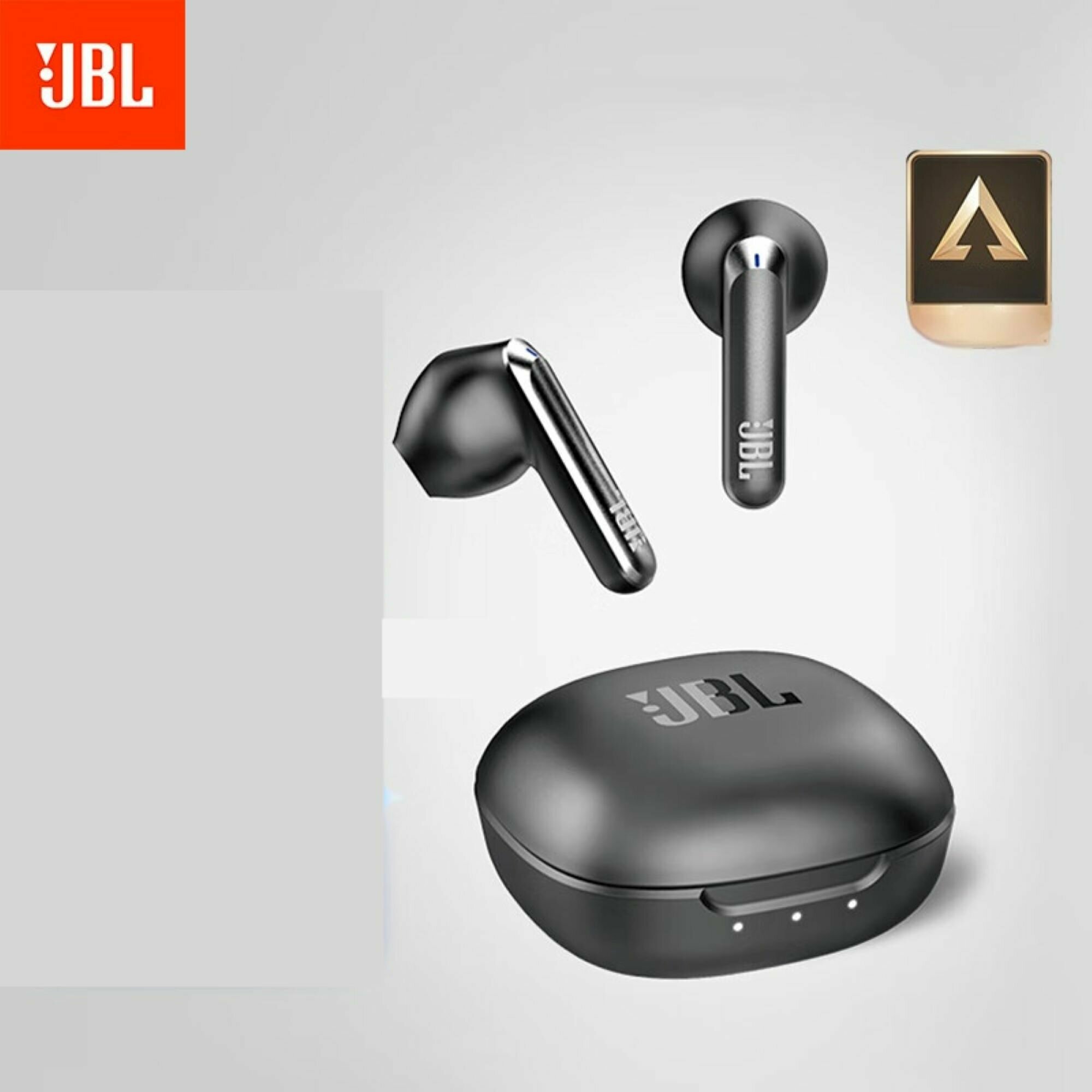 JBL T280TWS X2，беспроводная гарнитура tws, корпус 12 мм, 16 Ом, usb-c, Bluetooth 5.3, ipx4，черные