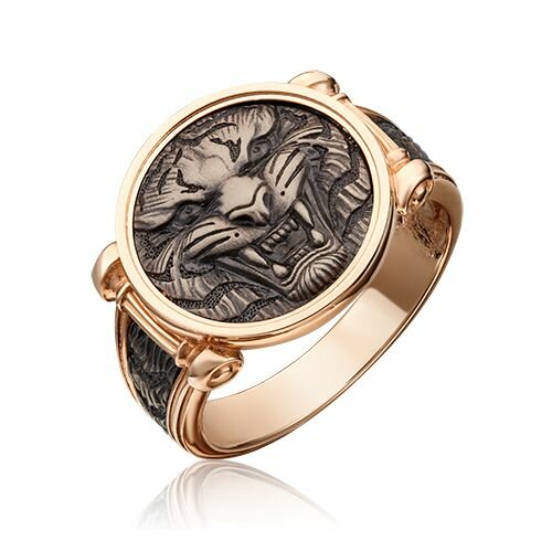 Печатка, красное золото, 585 проба