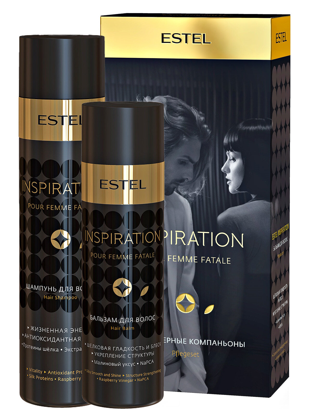 Подарочный набор для волос ESTEL PROFESSIONAL Inspiration Парфюмерные компаньоны: шампунь и бальзам, 250+200 мл