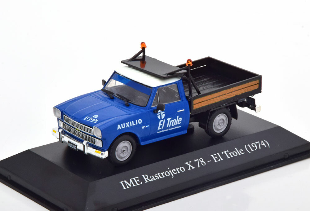 Модель коллекционная ALTAYA Ime rastrojero X78 el trole 1974 blue
