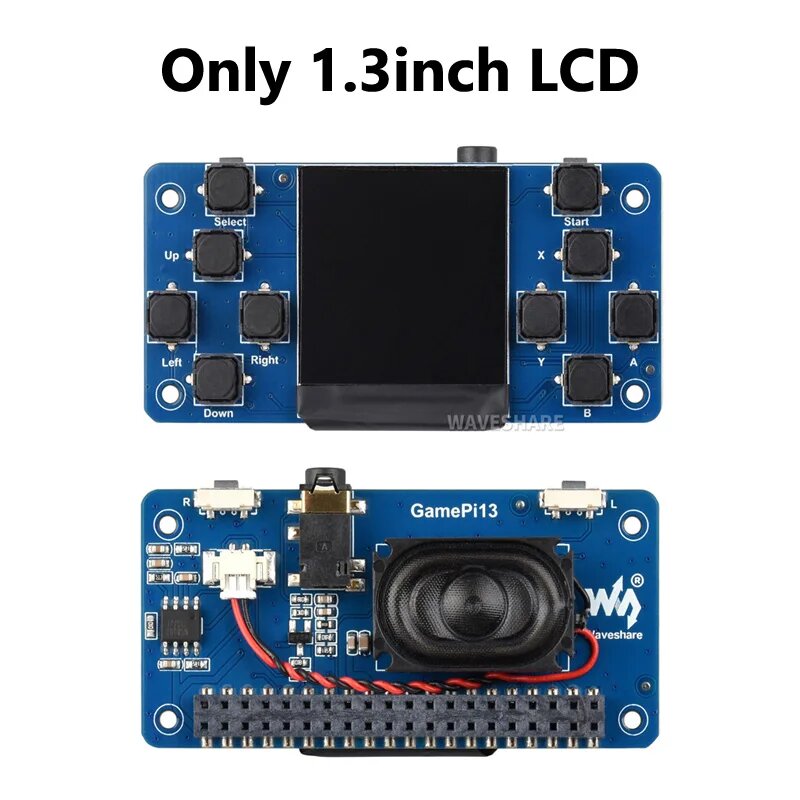 1.3" LCD экран для Raspberry Pi с кнопками и динамиком