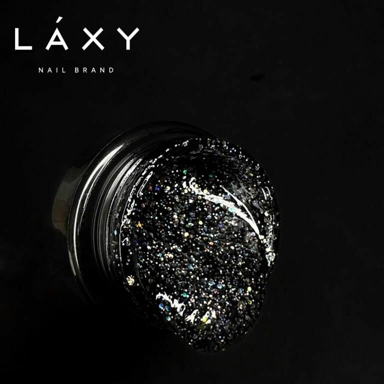 LAXY Гель лак для ногтей с блестками с глиттером дизайн маникюра, Magic №8