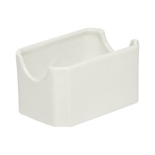 Емкость для пакетиков сахара "Монако", фарфор, высота 55, длина 103, ширина 68мм, белый