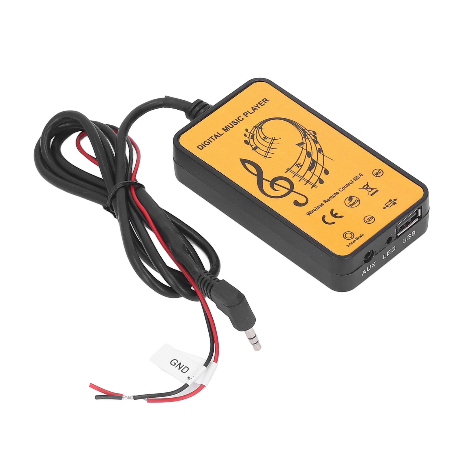 Bluetooth Music Handsfree RCA AUX адаптер Универсальный автомобильный аудиопередатчик для Clarion Audio