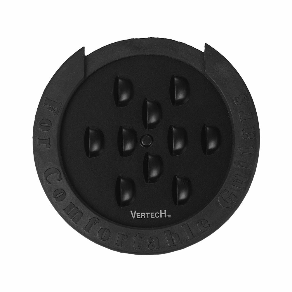 VERTECHnk SM-10 Крышка резонаторного отверстия для гитары, буфер обратной связи, черная, диаметр 100 мм, для эквалайзера акустических и фолк-гитар