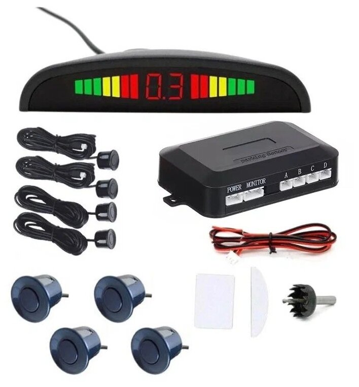 Парковочная система 4 датчика , Парктроник NG (Парктроники на авто / Датчики парковки на автомобиль )