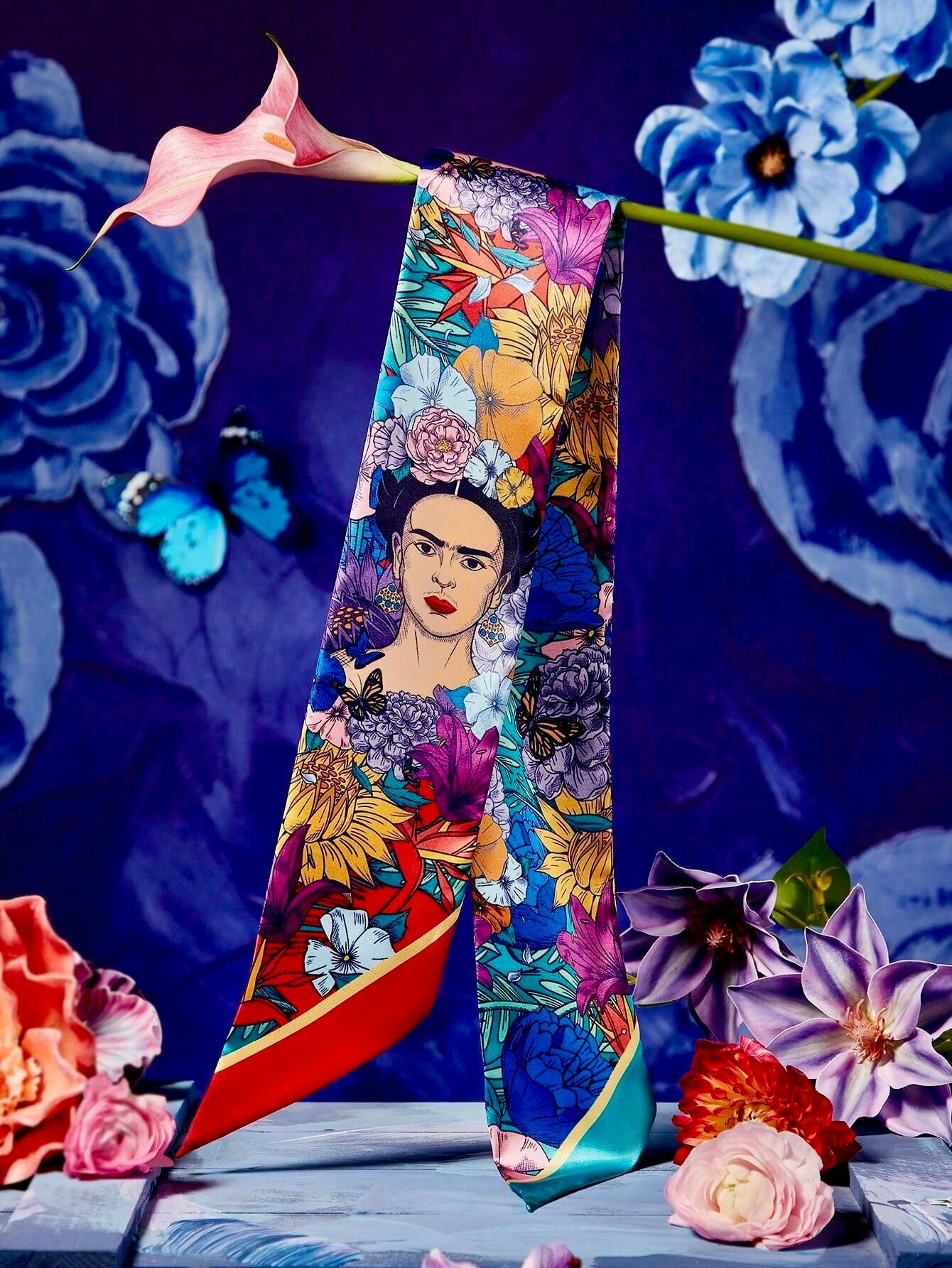 Фрида Кало / Frida Kahlo Повязка для волос с Фридой Кало арт-аксессуар с характером