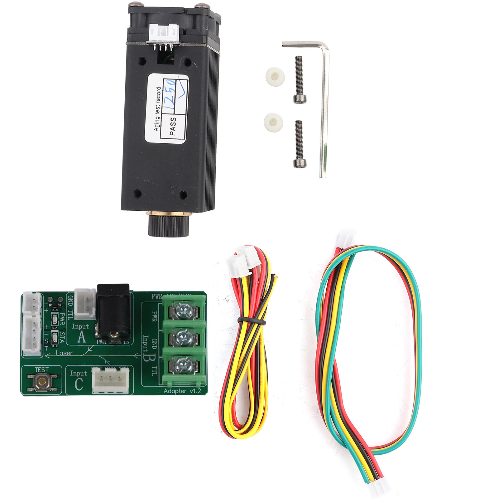 3500 МВт 405 нм голубое фиолетовое лазерное модуль Германа для машины для гравировки Neje Master