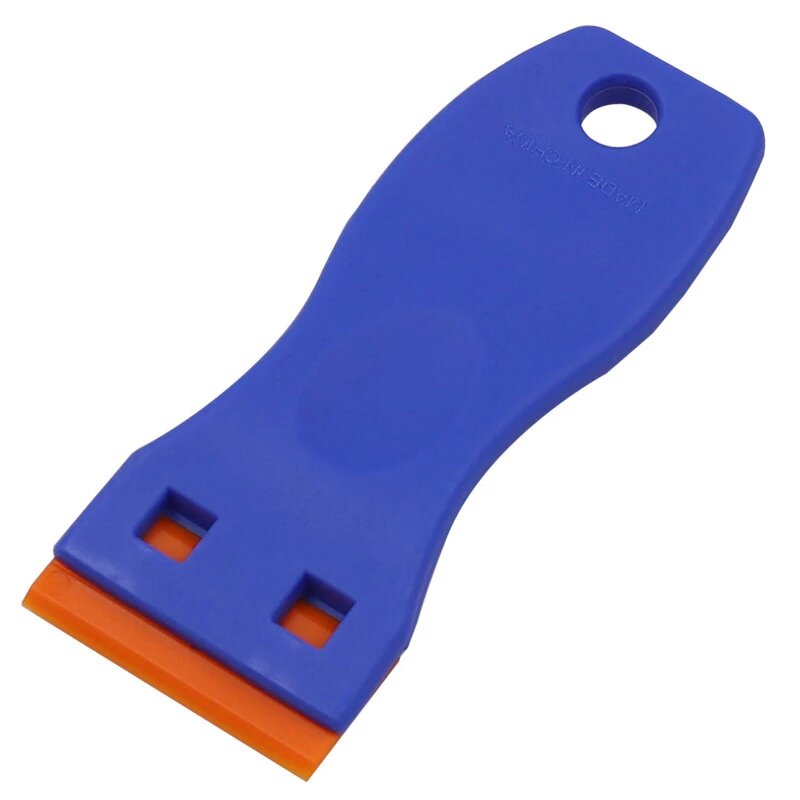 Пластиковый скребок для бритвы, этикетка для стекла автомобиля, наклейка на клейкой основе, scraper