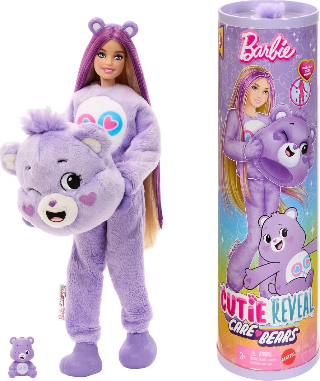 Кукла Barbie Cutie Reveal Care Bears Grumpy Bear JCN94