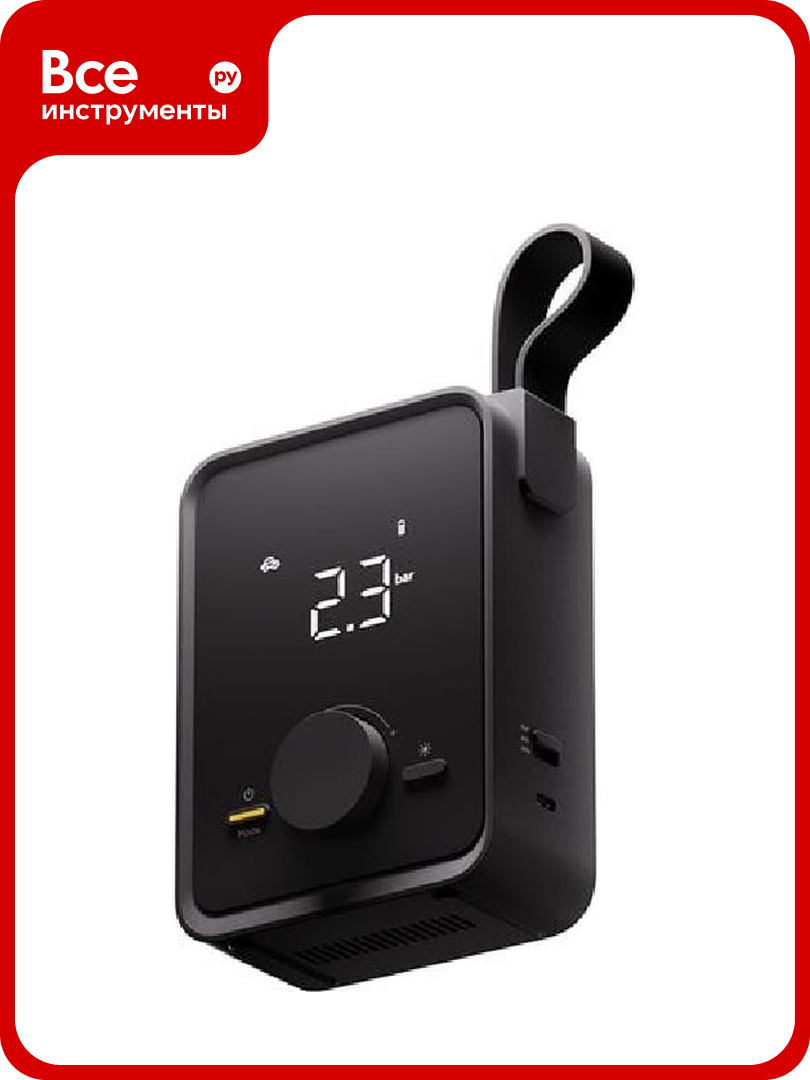 Автомобильный компрессор HOTO Air Pump Pro, для накачки больших шин