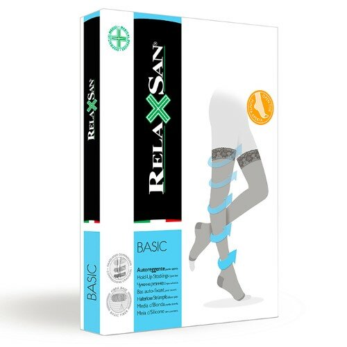 Релаксан 1470S Чулки Basic K2 280den отк/нос №2 (тел)