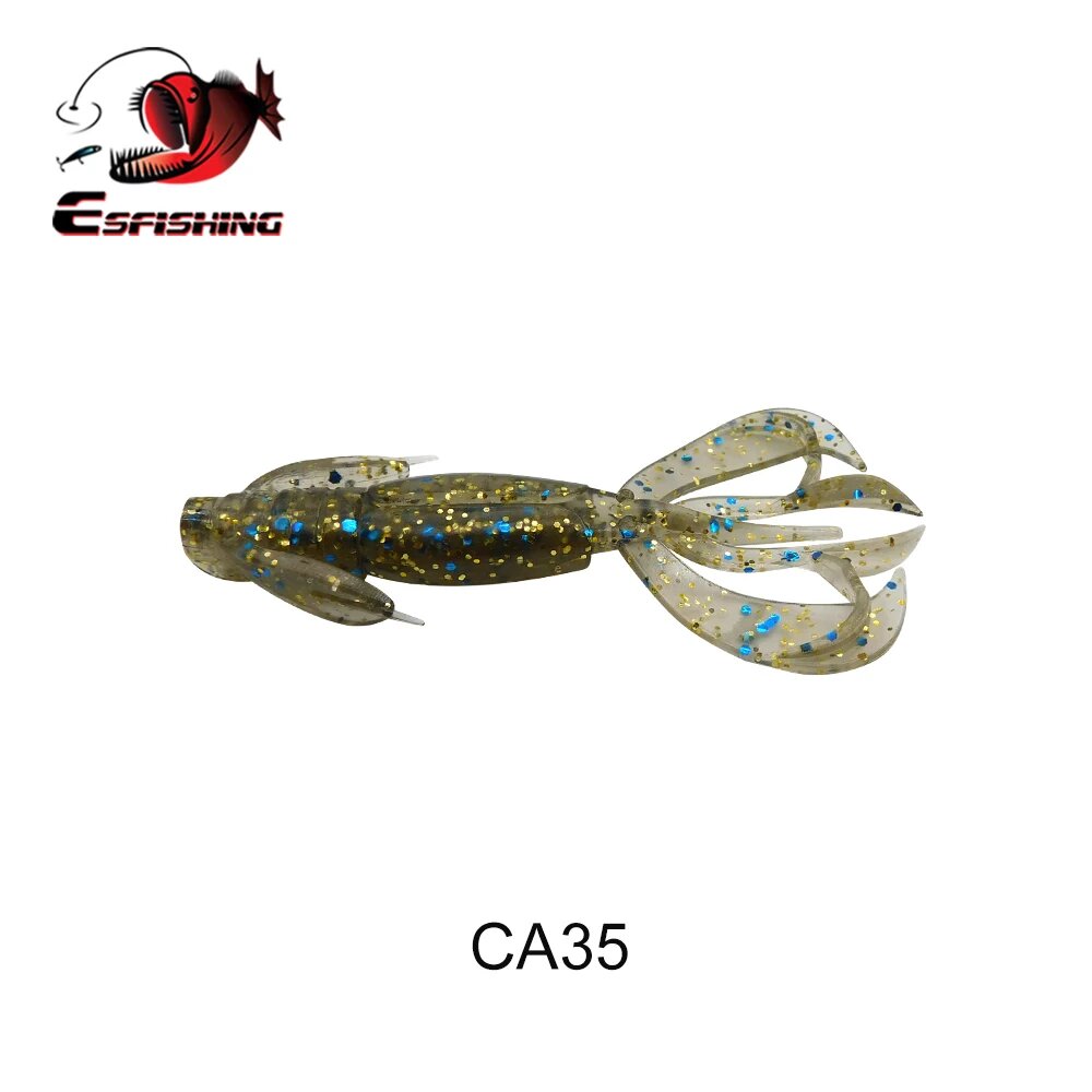 KESFISHIN Crazy Flapper 75 мм силиконовая приманка CA35