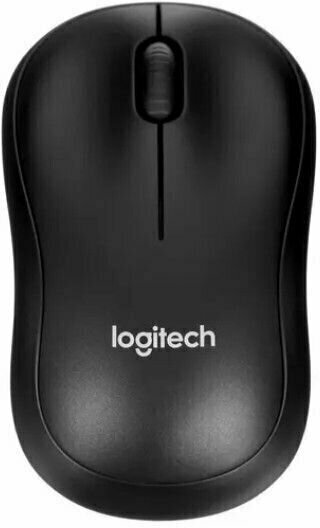 Мышь Logitech B220, беспроводная, оптическая, бесшумная, черная