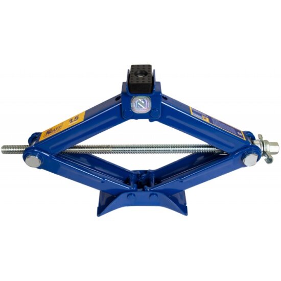 Домкрат ромбический 1.5 тонны Kraft KT 800071 с трещоточной рукояткой