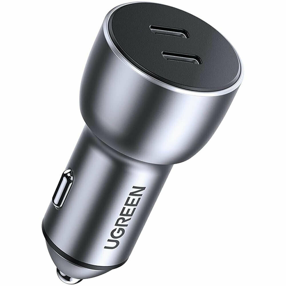 Автомобильное зарядное устройство UGREEN CD213 (70594) USB-C PD+USB-C PD 40W Fast Car Charger