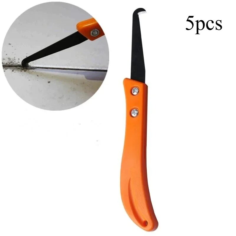 Набор Из 5/10 Профессиональных Крючковых Ножей Для Удаления Старой Затирки И Очистки Плитки, Ручные Инструменты Для Затирки Швов