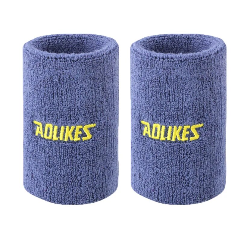 Спортивные напульсники Aolikes серые (1 пара)