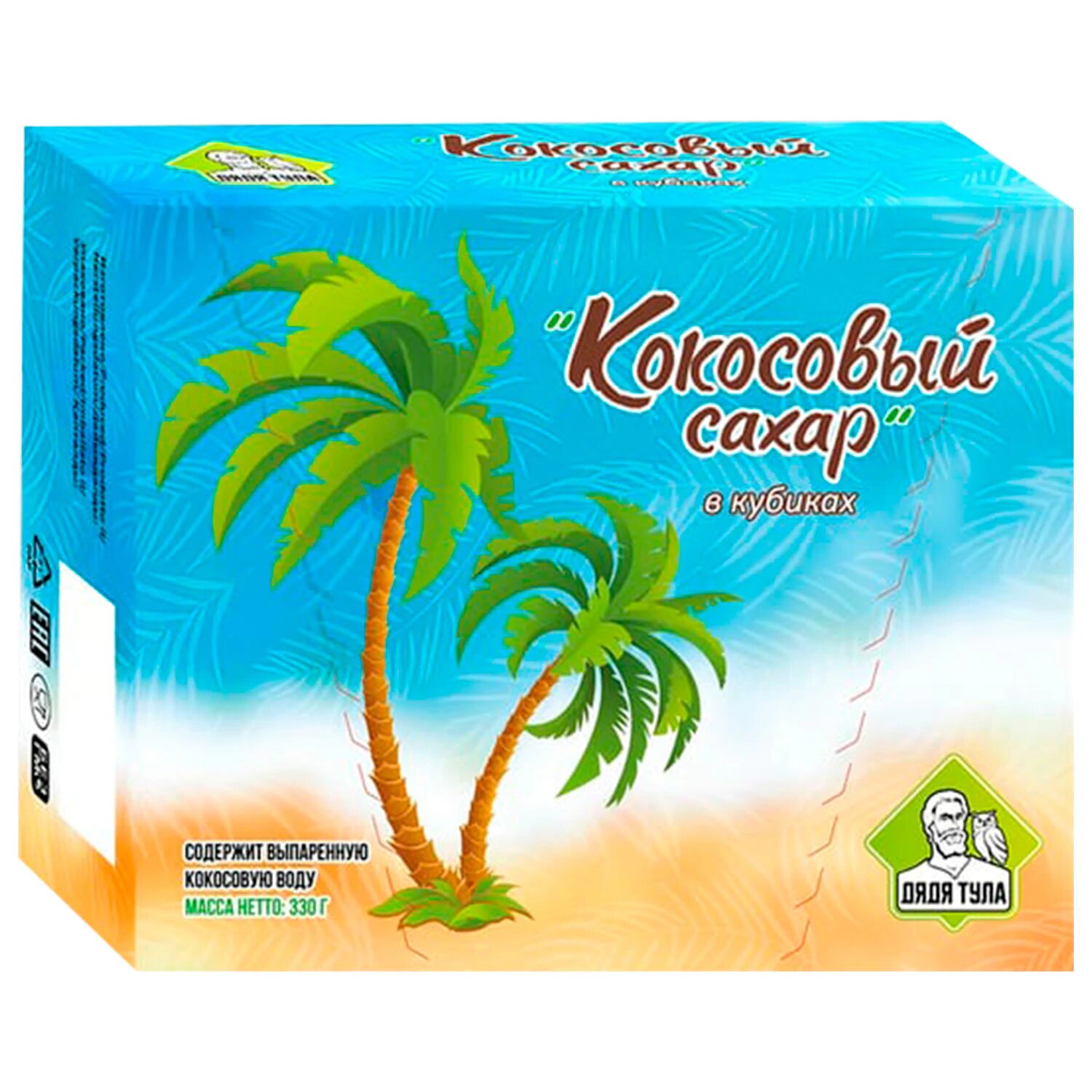 Сахар кусковой со вкусом кокоса, 330 г, 4шт.