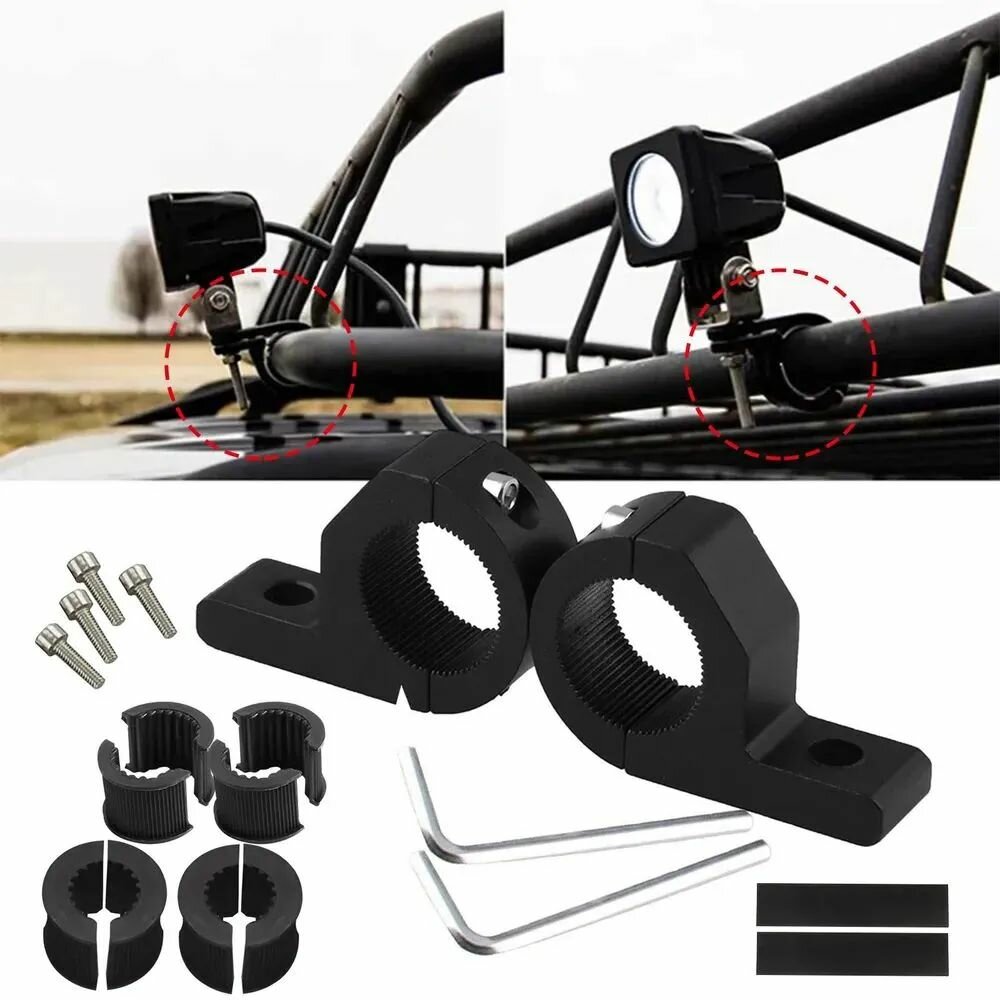 Кронштейн для фары электрического скутера, 1 шт, черный, подходит для электровелосипедов