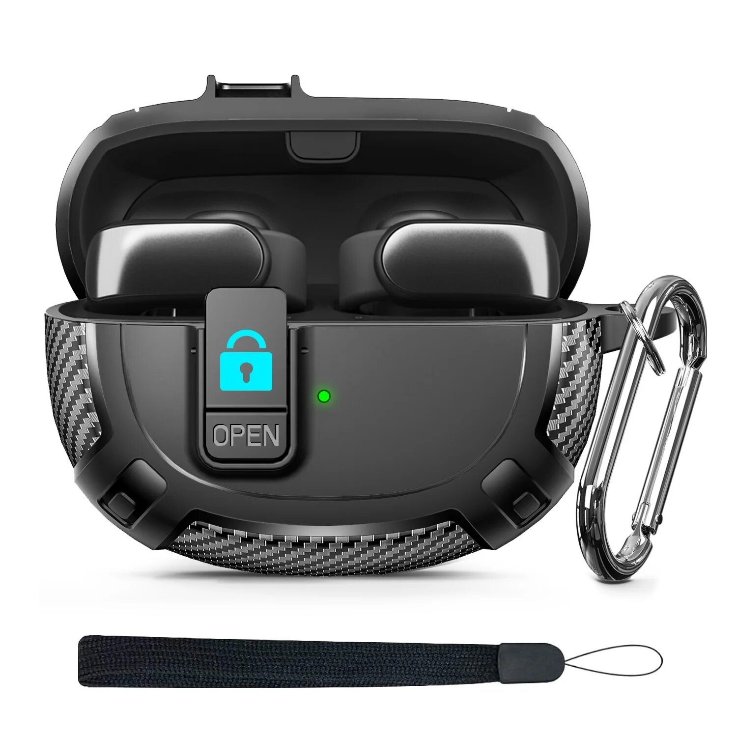 Жесткий чехол для наушников Bose Ultra Open с замком