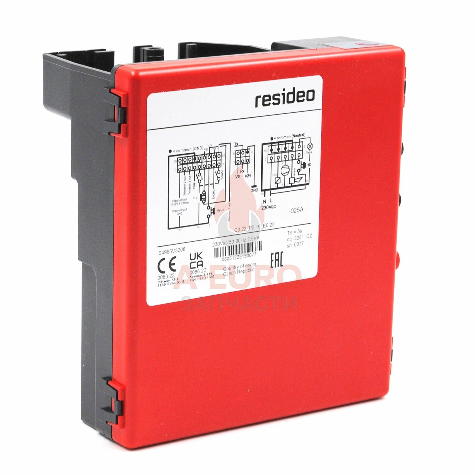 Менеджер горения Honeywell S4965V3208U