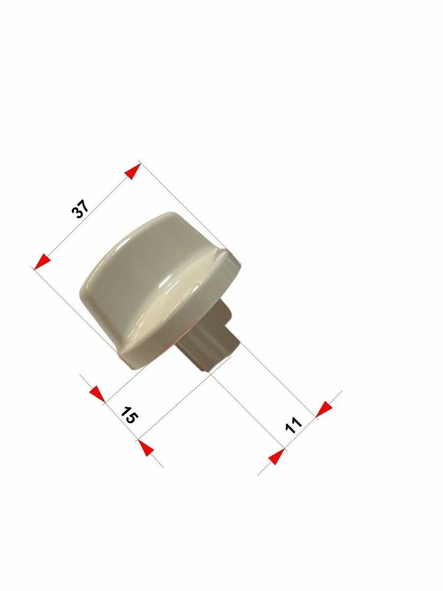 Ручка крана для печи Gefest 6100.55.0.000-06 молочная длинная ножка