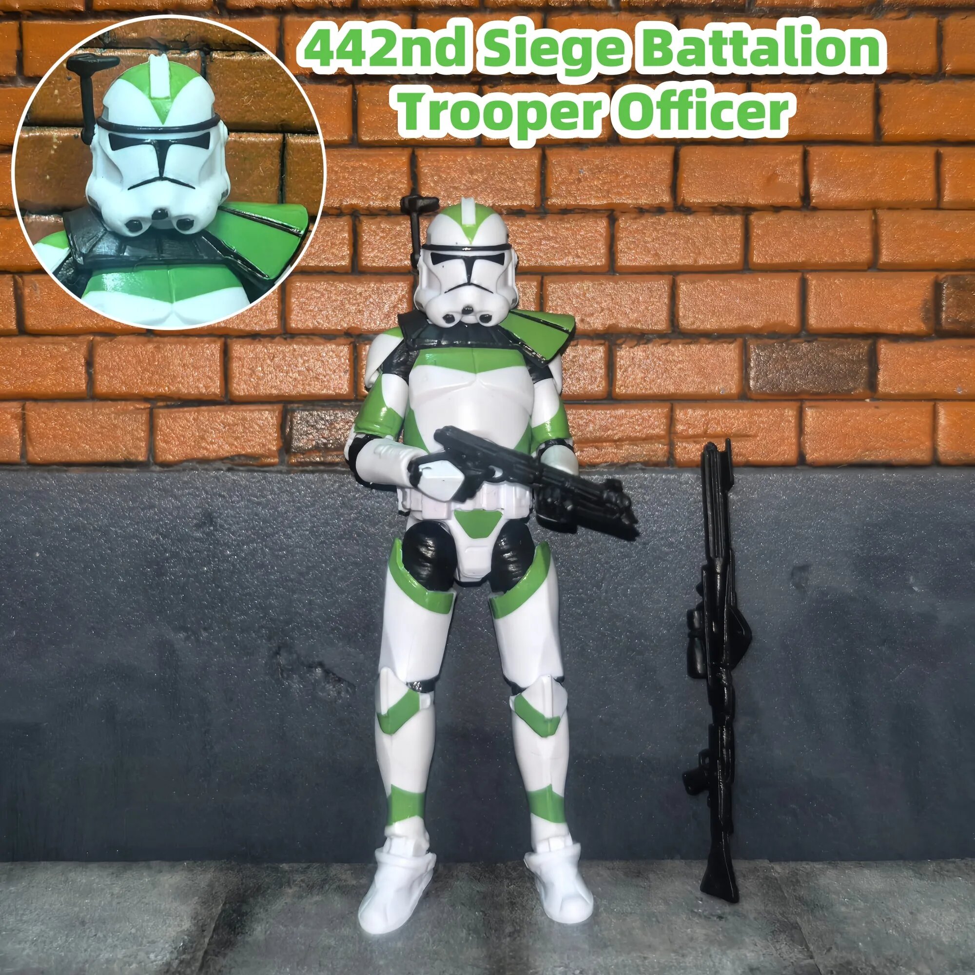 Hasbro Звездные войны Клонический солдат 3.75 дюймов 442nd Siege Battalion 212th Cody