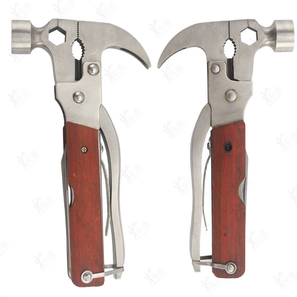 Многофункциональный молоток для топора, молоток с рогом бара, многофункциональные плоскогубцы, деревообрабатывающий молоток, спасательный молоток, многофункциональный молоток для инструментов