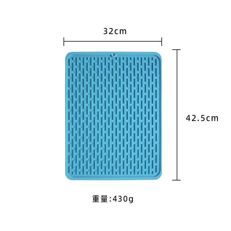Квадратный силиконовый коврик для кухни, защита столешницы, антиожоговый, теплоизоляционный коврик, для сушки посуды, антигрязевой силиконовый дренажный коврик