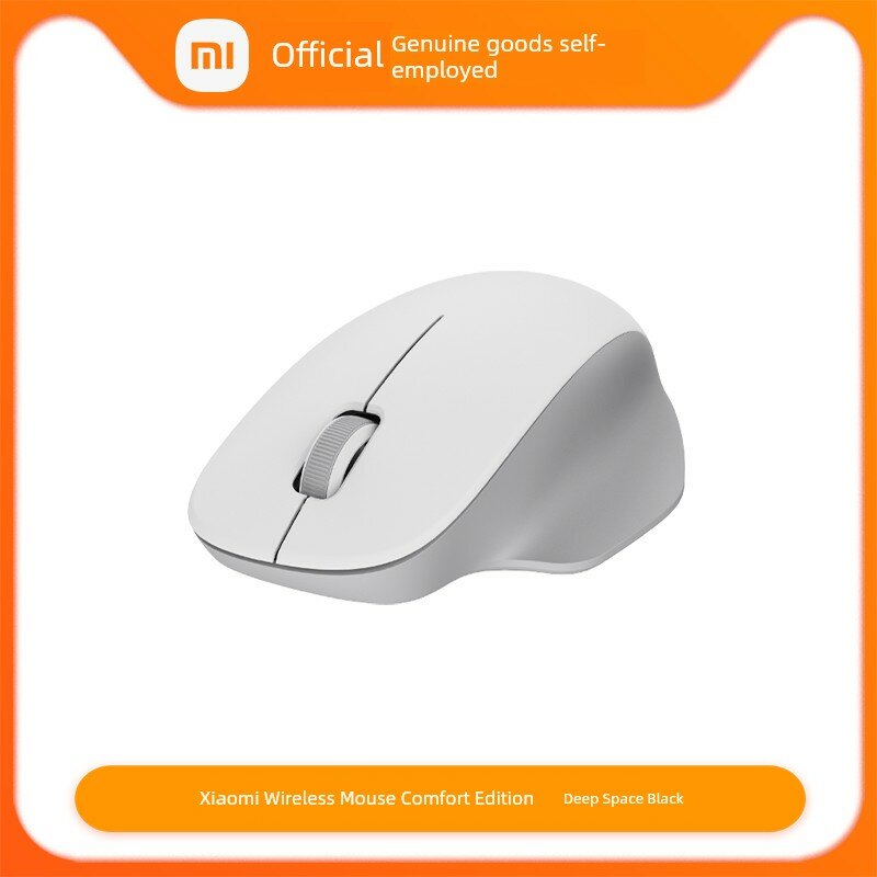 Xiaomi Беспроводная мышь Комфортная редакция Тихая офисная мышь для ноутбука в светло-сером цвете, компактная