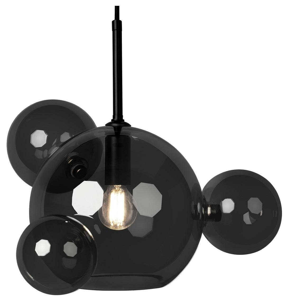 Подвесной светильник Loft it Bolle 2029-P4 mini цвет черный На монтажной пластине Модерн