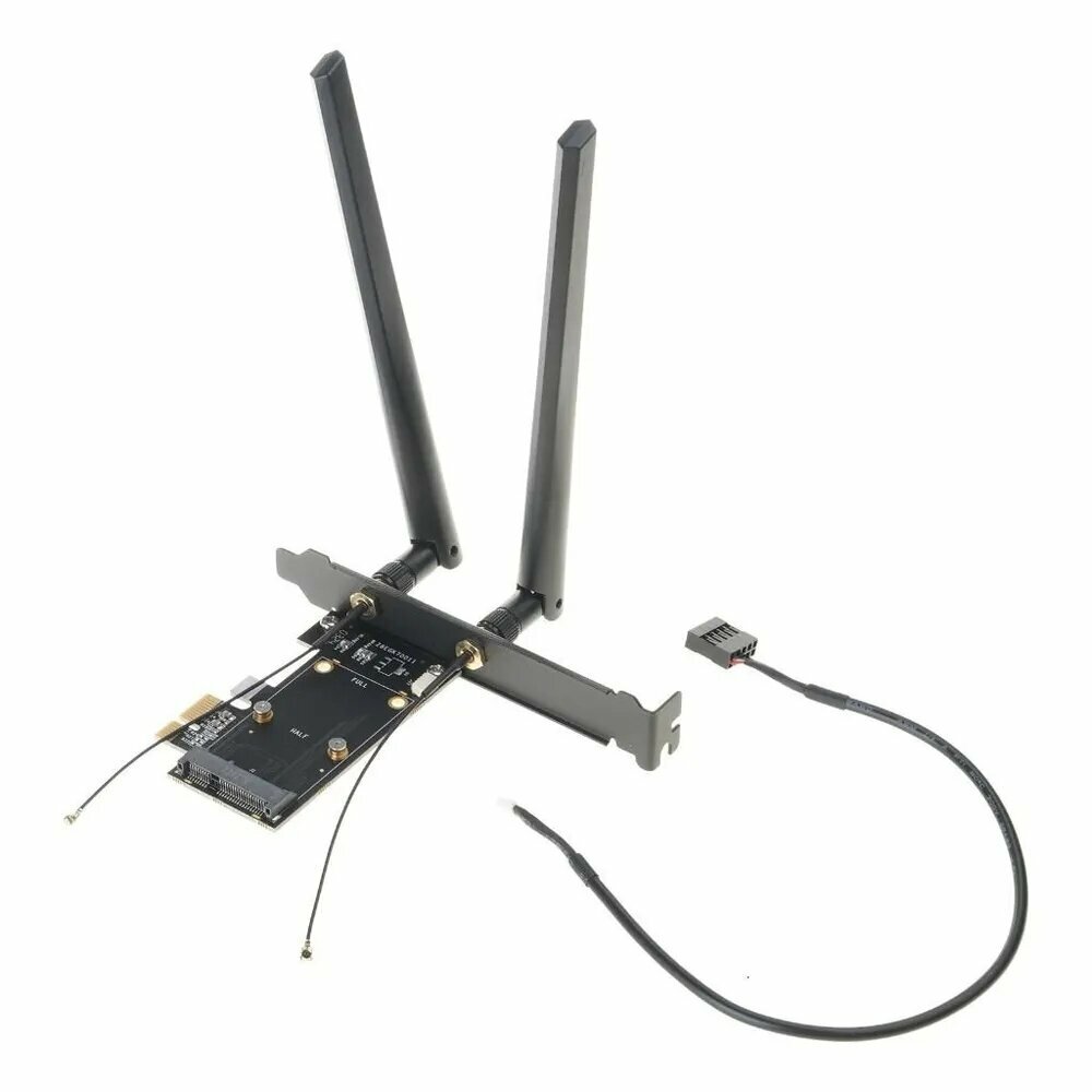 Высококачественный адаптер Mini PCI-Express для PCIE X1 с функцией, совместимой с Bluetooth, Простая установка, драйвер не требуется