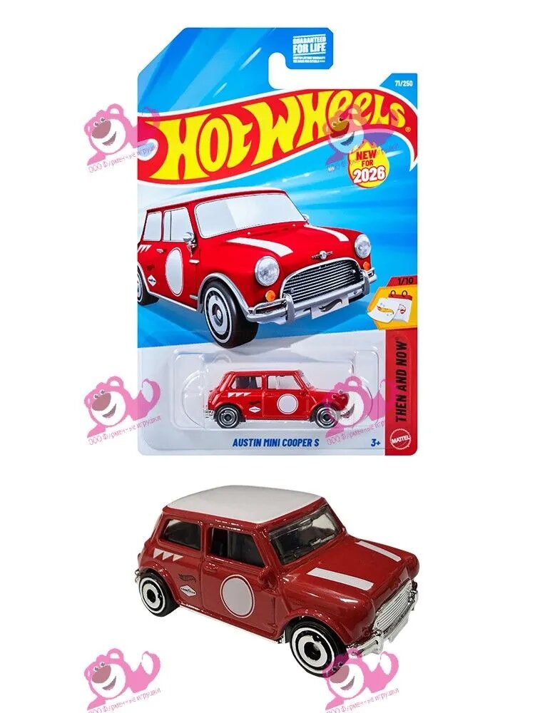 Машинка Mattel Hot Wheels 1:64 Basic Car 2026H C4982 Austin Mini Cooper S