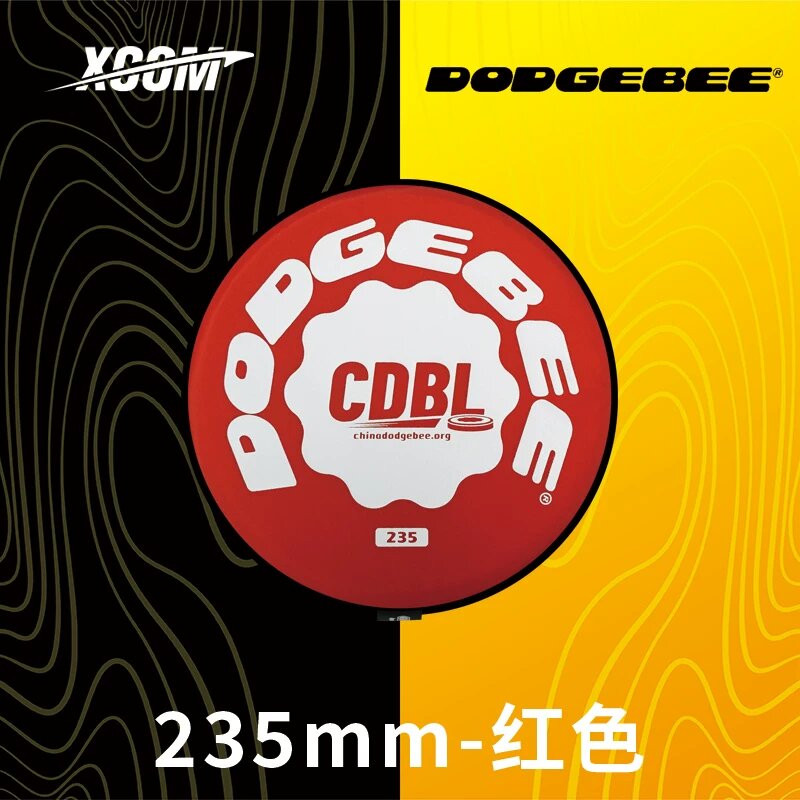 DODGEBEE Dodge Disc 235 мм красный мягкий пенопластовый летающий диск для детей, соревновательный уровень