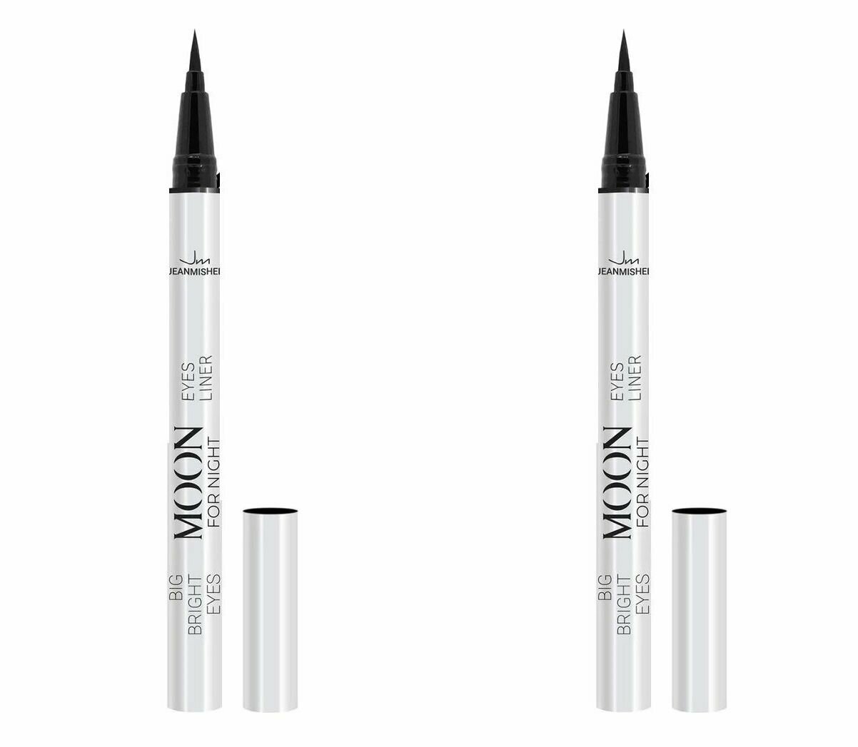 JEANMISHEL Подводка-фломастер для глаз MOON for night, 1,1 г, 2 шт