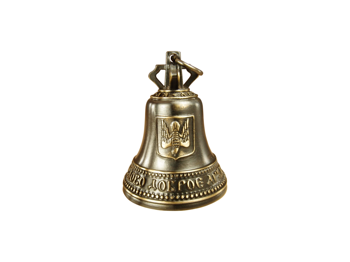 Колокольчик № 2,5. «Герб Старой Ладоги». Тонированный