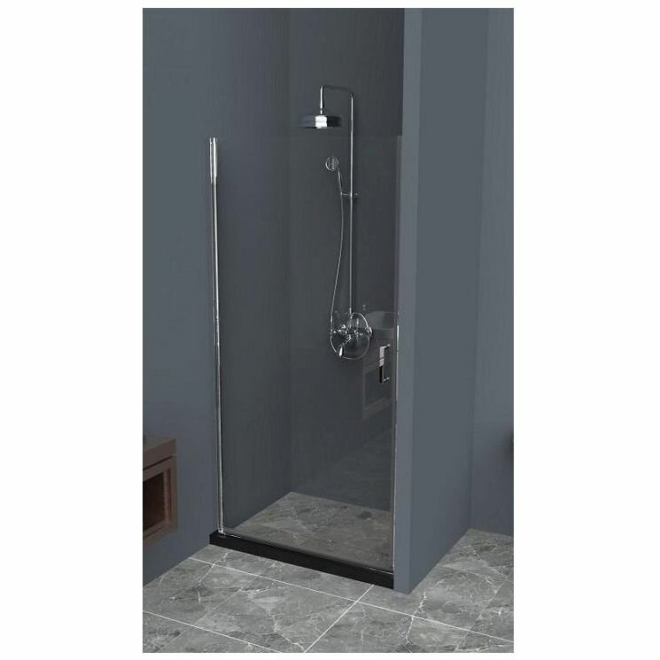 Душевая дверь BelBagno UNO-B-1-85-C-Cr хром, стекло прозрачное 5 мм (1900х850)