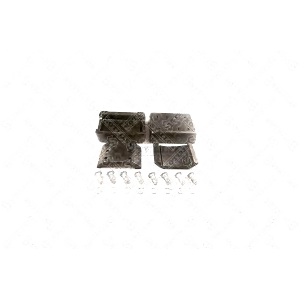 STELLOX 87-00402-SX (1365407 / 8700402_SX / SK 2421-78) р / к седельного устройства (мр) подушки (2шт+2шт)+болты(8шт)\jost