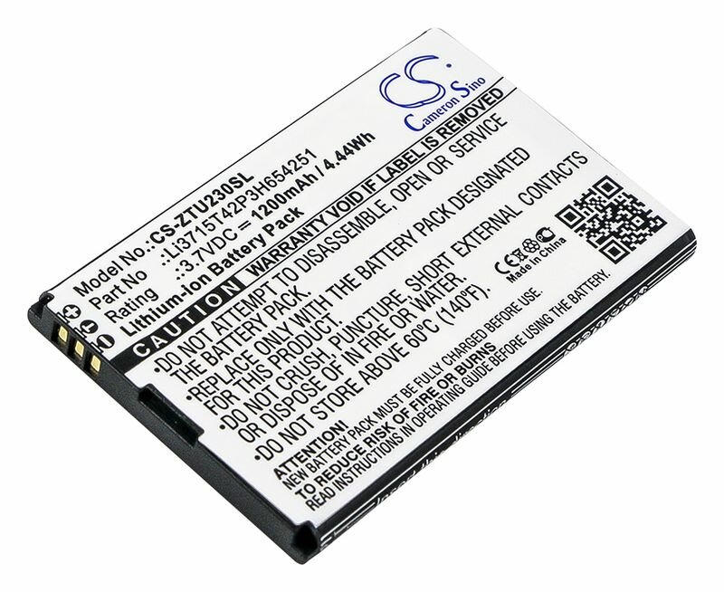 Аккумулятор Cameron Sino CS-ZTU230SL для ZTE AC30, Arizona, D800, D810, Joe для Vodafone 945