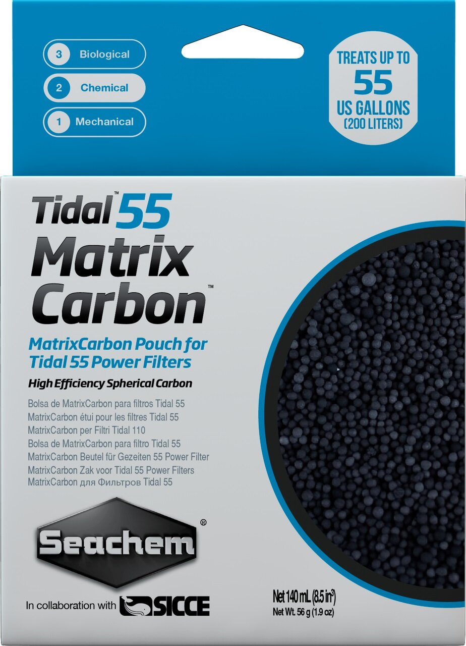 Уголь Seachem Matrix Carbon для рюкзачного фильтра Tidal 55
