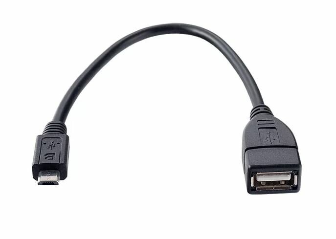 Кабель PERFEO USB2.0 A розетка - Micro USB вилка (OTG), 0.2 мeters (U4202)