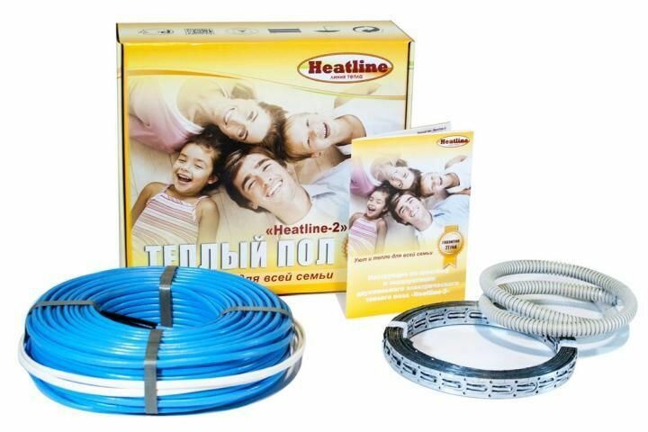 Двухжильный кабельный теплый пол Heatline 20Р2Э-5-110 0,65-1,1
